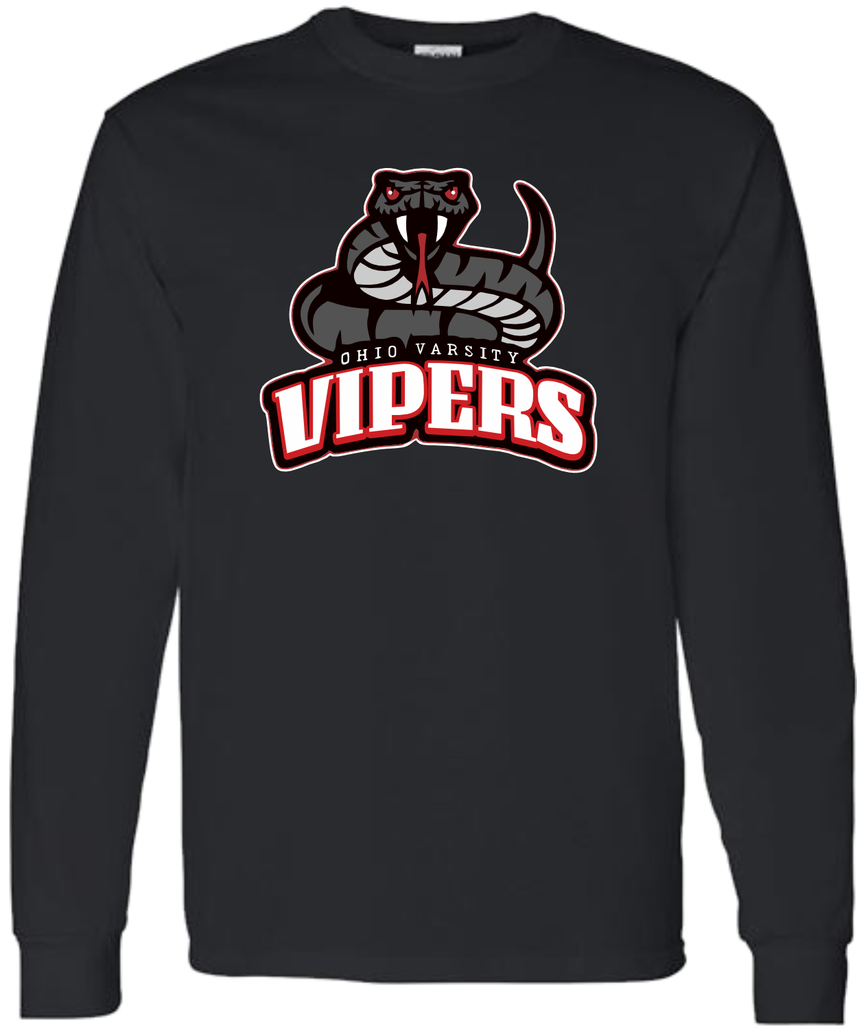 Long Sleeve Tee Full Chest Logo – Casey's Custom Tees