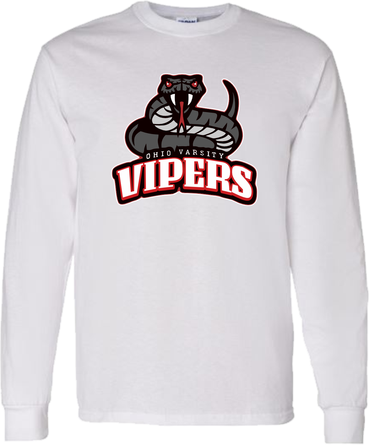 Long Sleeve Tee Full Chest Logo – Casey's Custom Tees